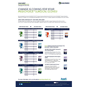 HALYARD Surgical Gloves Latex Sterile Individually Wrapped Pairs Powder Free Medical Disposable Gloves, 8.7 mil, Size 5.5 XS, Cream, SGL65055 (Box of 50 Pairs - 100 Total)