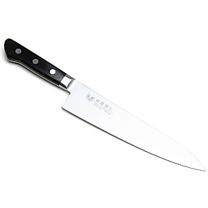 Yoshihiro INOX Aus-10 Stain-Resistant Steel Ice Hardened Gyuto Chefs Knife (9.5'' (240mm))