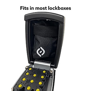 Signal Blocking Faraday Bag for Car Key FOB by FnJ Products Fits in Lockboxes Purse Size 4 inches x 2.5 inches