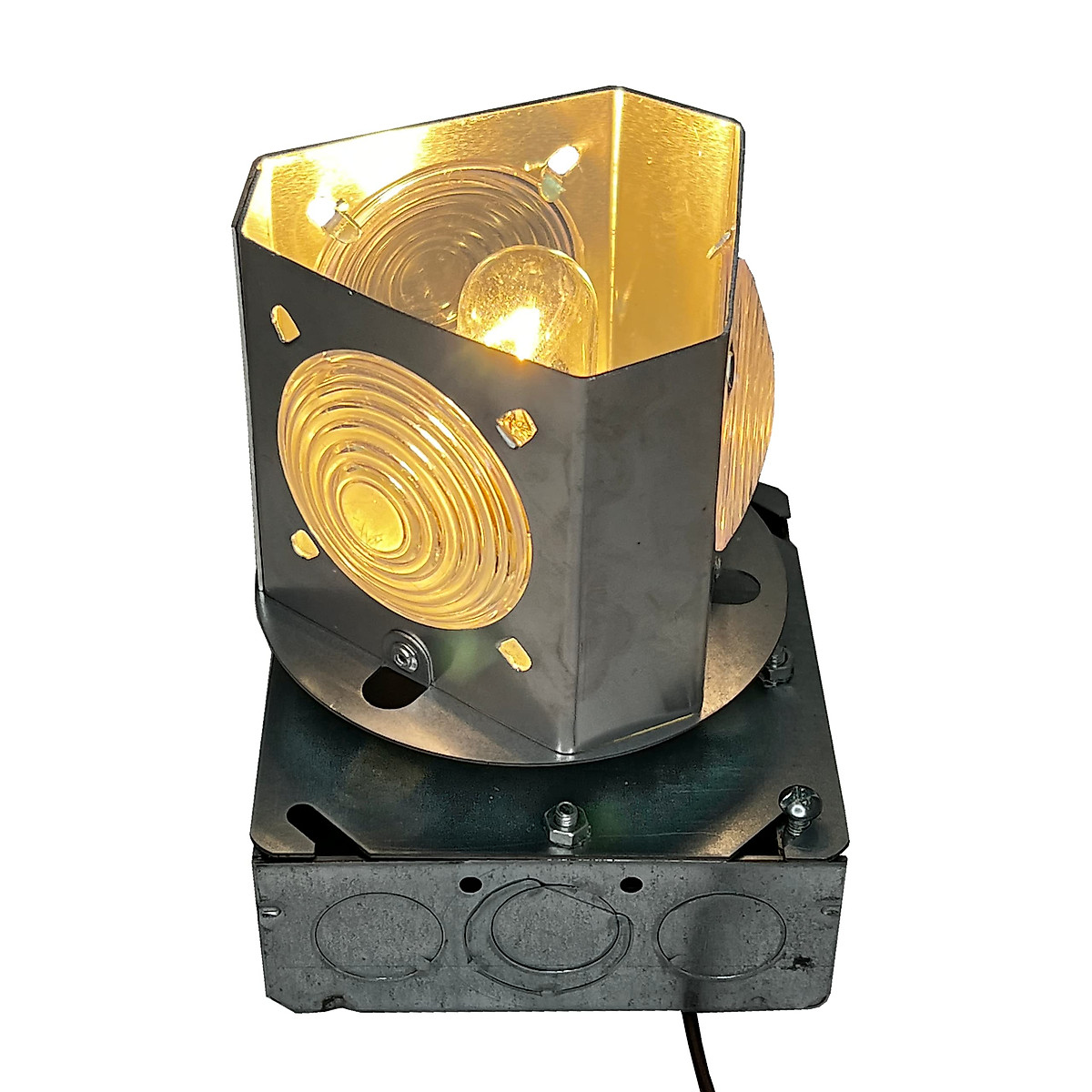 DutchCrafters Rotating Light Kit, Revolving Lighthouse Beacon Light, 36RPM, 120v Wired Lighting, Fits 3' - 12' Decorative Amish Lighthouse