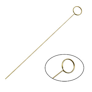 Pastlla 30 Pcs Metal Floral Place Card Holder Golden Note Photo Memo Gift Card Holder, 13.8 Inch Flower Picks Clip for DIY Floral Arrangement Wedding Party Festivals (Ring Loop)