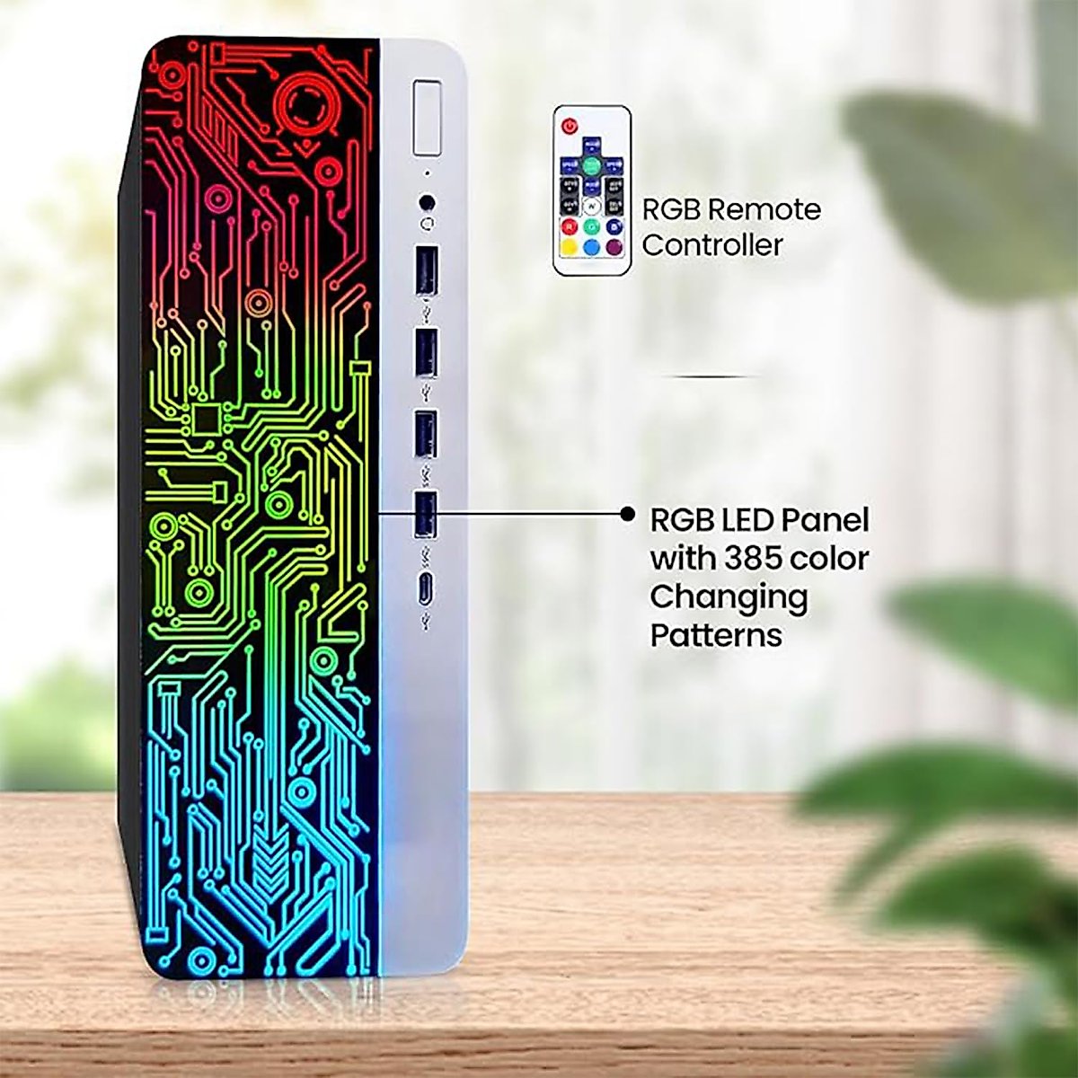 HP ProDesk Desktop RGB Computer PC Intel i5-6th Gen. Quad-Core Processor 8GB DDR4 Ram 256GB SSD, 22 Inch Monitor, Gaming Keyboard and Mouse, Speakers, Built-in WiFi, Win 10 Pro (Renewed)