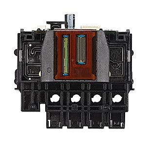 PUSOKEI Printer Printhead, Print Head Replacement for HP OfficeJet 6600/6100/6700/7110/7510/7512/7610/7612 Printer, Color Print Head with Upgrade Chip, Black