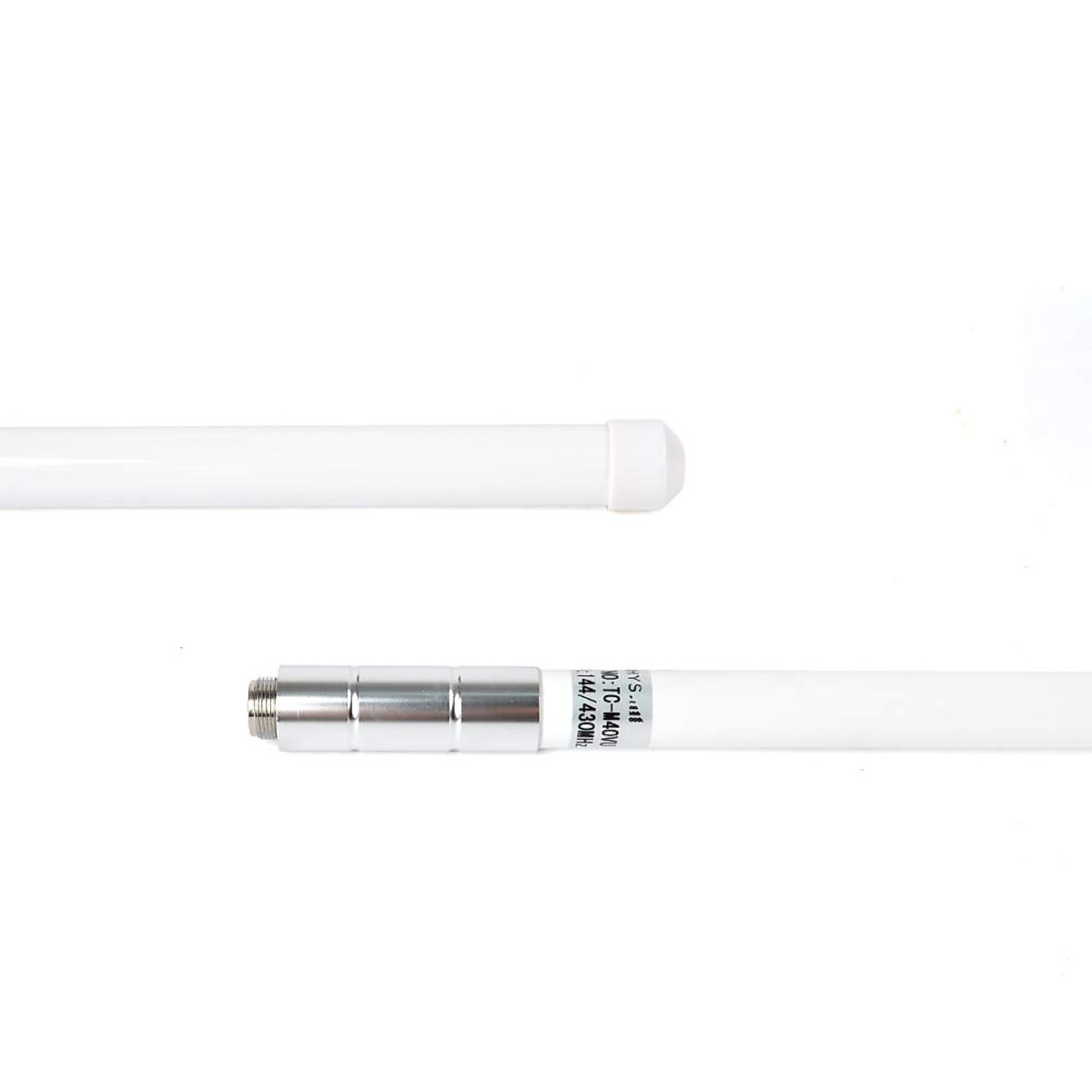 HYS TC-40UV Dual Band VHF UHF 2meter 70cm 144/430Mhz 2.5dBi 100W 15.7inch Fiberglass Outdoor Base Antenna with SO239 (UHF Female) Connector For ICOM Yaesu Midland Motorola Mobile Ham Radio Transceiver