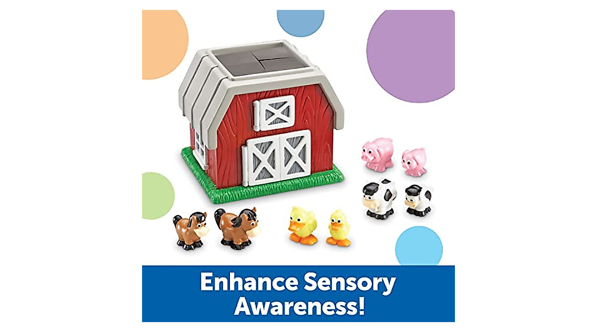 Learning Resources Hide-N-Go Moo Farm Animal Toy for Toddlers