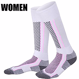 Socks Women/Men/Kids Winter Ski Snow Sports Socks Thermal Long Ski Snow Walking 365