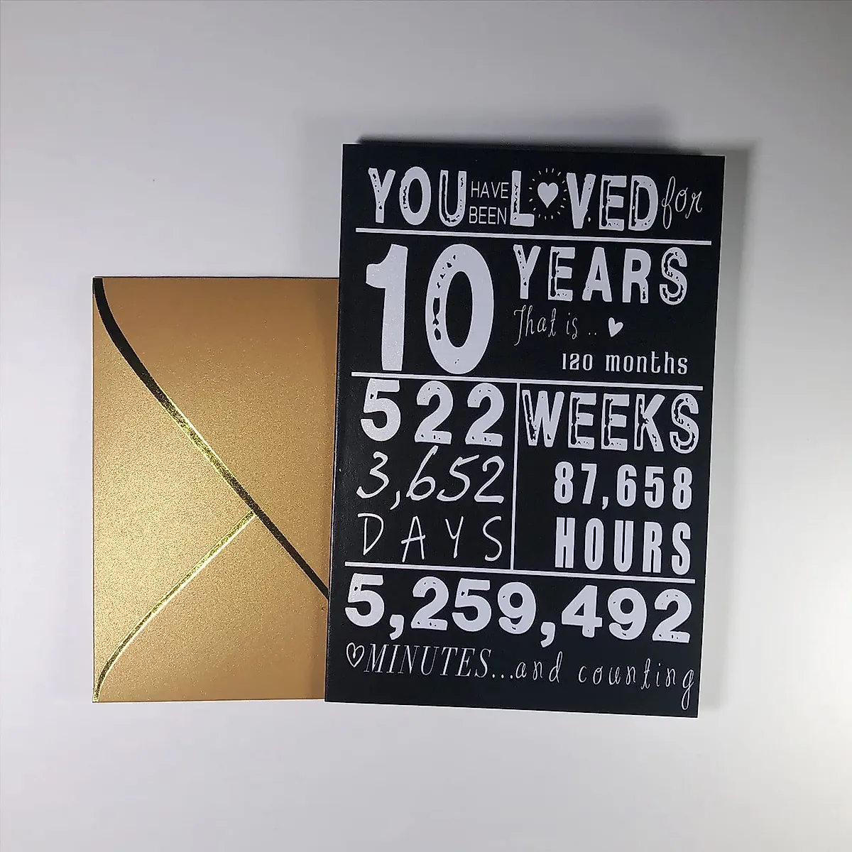 Sutjxc 10th Birthday Card for Girls & Boys, Perfect Bday Gifts for 10-Year-Old Grandkids, Niece, Son, Daughter, and Best Friend
