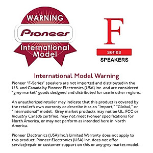 Pioneer TS-F1634R 6.5" 200W 2-Way Speakers