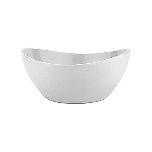 G.E.T. B-115-W Large Melamine Serving Bowl, 4 Quart, White