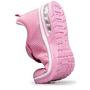 Anlarach Kids Toddler Shoes Boys Girls Athletic Running Shoes Air Cushion Sneakers for Toddler 7 Pink