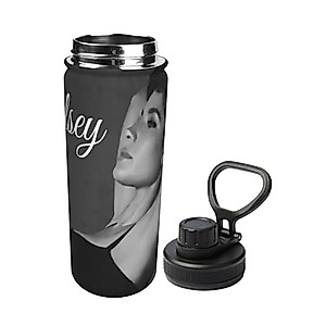 HIKTIEK Halseys Stainless Steel Insulated Tumbler Sports Water Bottle Hot and Cold Travel Cup 18oz