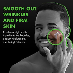 Tiege Hanley Anti-Aging Face Serum, SUPER SERUM (1-Pack) - Skin Tightening Facial Serum for Men - Mens Serum For Face with Sodium Hyaluronate & Retinyl Palmitate for Smoother & Tighter Skin, 0.5 Fl Oz