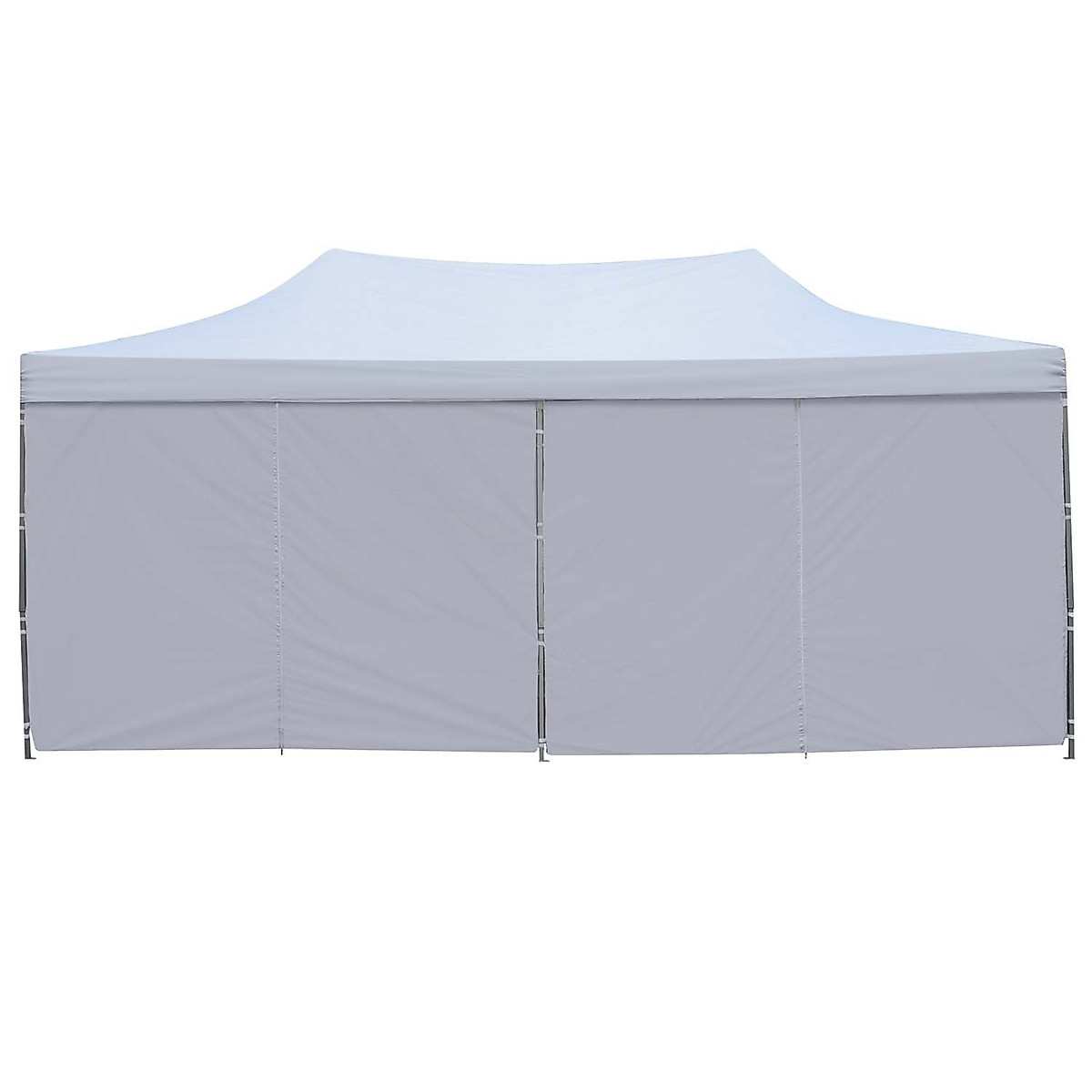 outdoor basic 10x20 Ft Pop up Canopy Party Wedding Gazebo Tent Shelter with Removable Side Walls White For Hiking