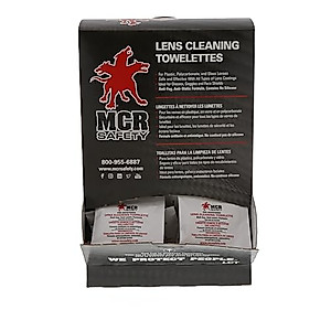 MCR Safety LCT Anti-Fog Anti-Static Lens Cleaning Towelette - 100 Wipes