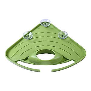 Kitchen sink caddy sponge holder scratcher holder cleaning brush holder sink organizer(Grey)