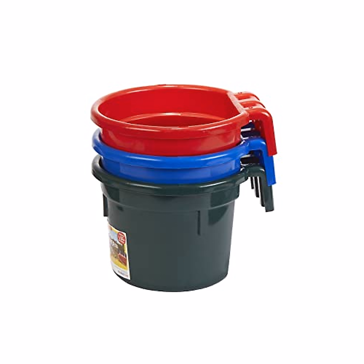Fence Feed Bucket - Little Giant - 8 Quart Hook Over Feed Pail (Blue) (Item No. CPHBLUE)