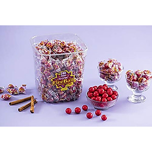 Atomic Fireballs Cinnamon Flavored Candy, 240 Individually Wrapped Pieces, 4.05 Pound Tub