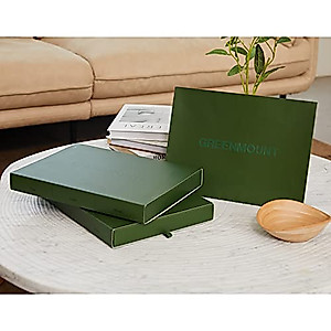 GreenMount Women's Scarf 100% Cashmere Knitted Scarf Shawl Plant Dyeing Warm Soft for Fall Winter Women