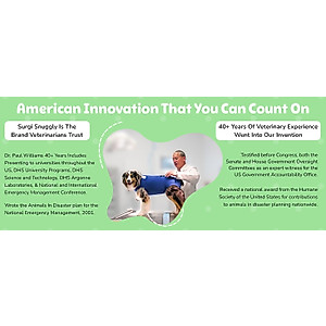 SurgiSnuggly Veterinary Invented Dog Surgical Recovery Suit for Female or Male Dogs,Spay, Neuter Onesie, The Original Surgical Recovery Bodysuit for After Surgery Small, Medium, Large Dogs LL BB EC