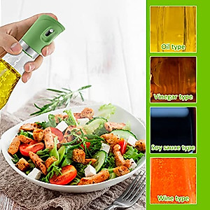 Ihvewuo- Oil Sprayer 260ml Refillable Oil Spray Bottle Glass Olive Oil Sprayer Mister Portable Oil Vinegar Spritzer Sprayer Bottle Oil Dispenser Mister Kitchen Gadgets for Cooking Baking