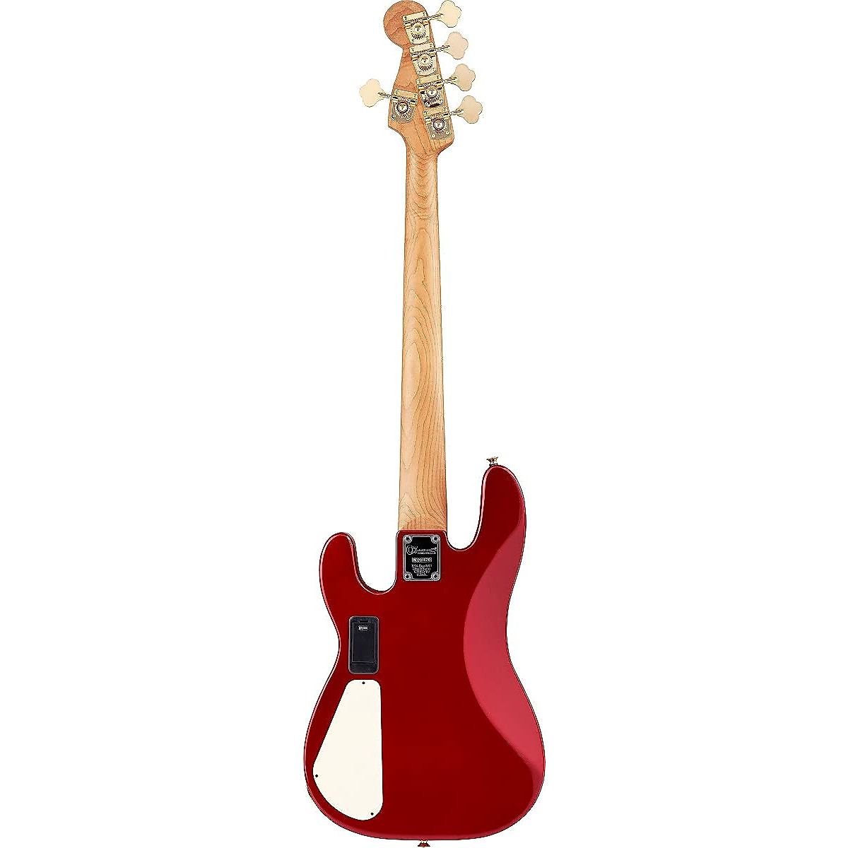 Charvel Pro-Mod San Dimas Bass Guitar JJ V, Caramelized Maple Fingerboard (Candy Apple Red)