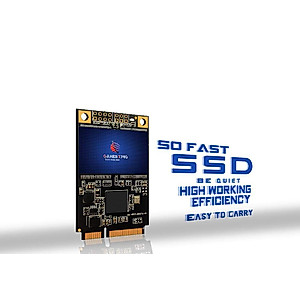 GAMERKING SSD msata 64GB Internal Solid State Drive High Performance Hard Drive for Desktop Laptop SATA3 6Gb/s Mini PC (64GB, MSATA)