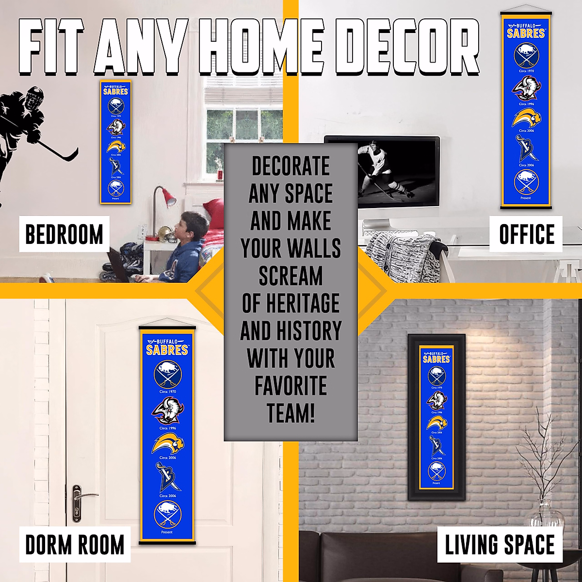 Winning Streak NHL Buffalo Sabres Heritage Banner