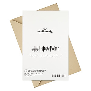 Hallmark Harry Potter Birthday Card (Marauder's Map)