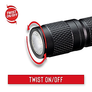 Coast KL10 100 Lumen LED Keychain Light, Pocket Sized, Black