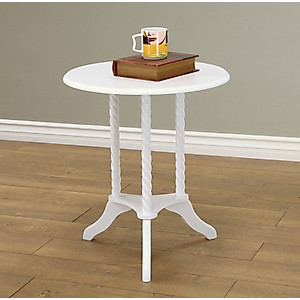 Frenchi Furniture Table, White, 18.91 in x 18.91 in x 22.97 in