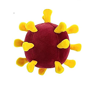 GIANTmicrobes COVID-19 Plush, Covid Plush, Covid Plush Toy, Covid Gag Gifts, Covid Gifts, Covid Stuffed Animal, History Teacher Gifts