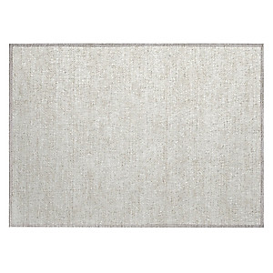 Addison Rugs Chantille ACN913 Ivory 1'8" x 2'6" Indoor/Outdoor, Machine Washable, Easy Clean, Non Shedding, Bedroom, Living Room, Dining Room, Kitchen, Patio Rug