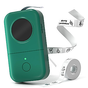 Label Maker - Thermal Smart Mini Label Printer Machine - COLORWING D30 Bluetooth Wireless Portable Labeling Printer, Compatible with iOS & Android (USB Rechargeable)
