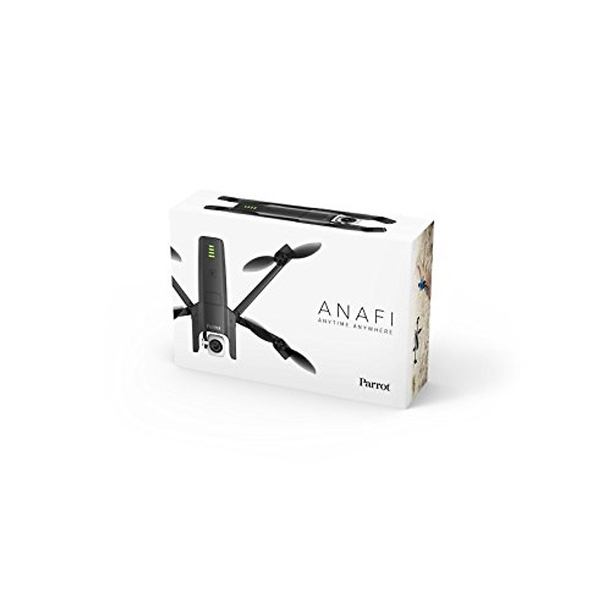 Parrot PF728000 ANAFI Drone, Foldable Quadcopter Drone with 4K HDR Camera, Compact, Silent & Autonomous, Realize your shots with a 180° vertical swivel camera, Dark Grey