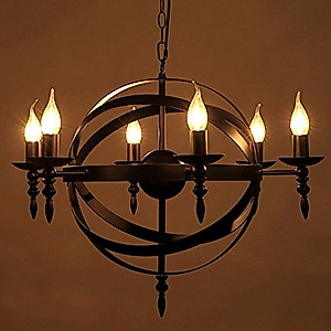 E14 Base LED Light Bulbs 4W CA11 Antique Candelabra Filament Candle Lamp Bulb, Energy Saving Warm White 2700K Vintage Style Flame Shape Bent Tip Bulb (10 Pack)