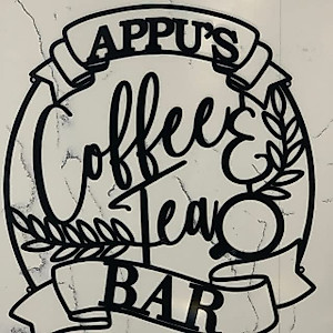 Personalized Coffee and Tea Bar Metal Name Sign Custom Laser Cut Cup Coffee Housewarming Gift for Mom, Grandma, Coffee Lover Metal Wall Art Home Decor Kitchen Sign Hanging Decorations Coffee Station