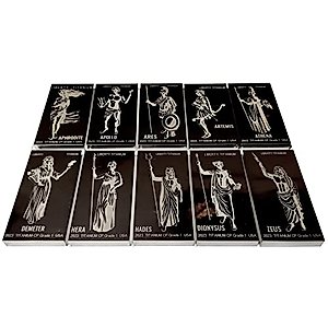 Titans Gods Lot of 10 1 Pound - 1 lb Titanium Art Bar | Greek Gods | Liberty Titanium Limited Edition