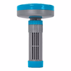 U.S. Pool Supply Floating Spa, Hot Tub & Small Pool Chlorine and Bromine Chemical Dispenser - Holds 1" Tablets, 13 Flow Level Control Setting