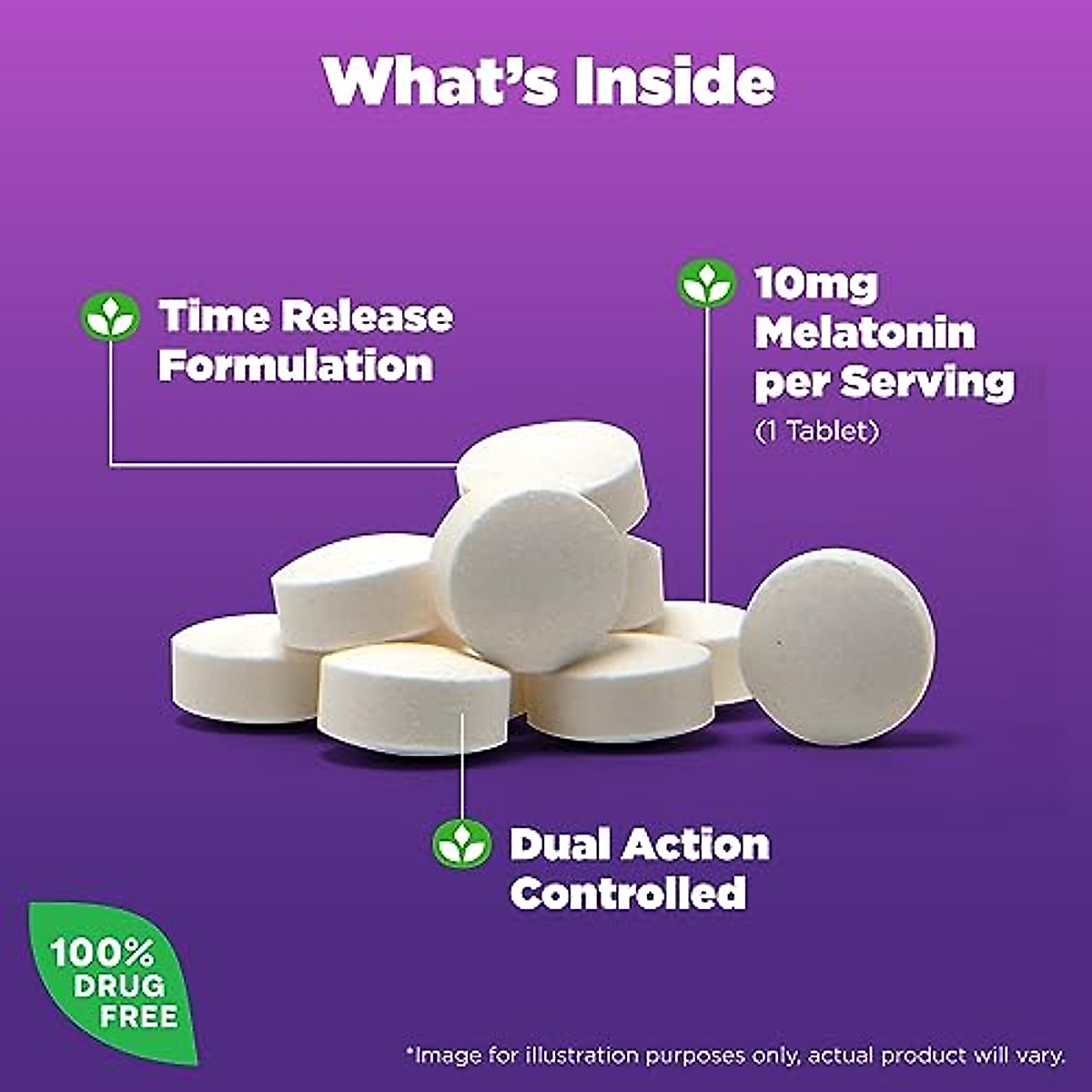 Natrol Advanced Sleep Melatonin 10mg, Dietary Supplement for Restful Sleep, Time Release Melatonin Tablets, 100 Time-Release Tablets, 100 Day Supply