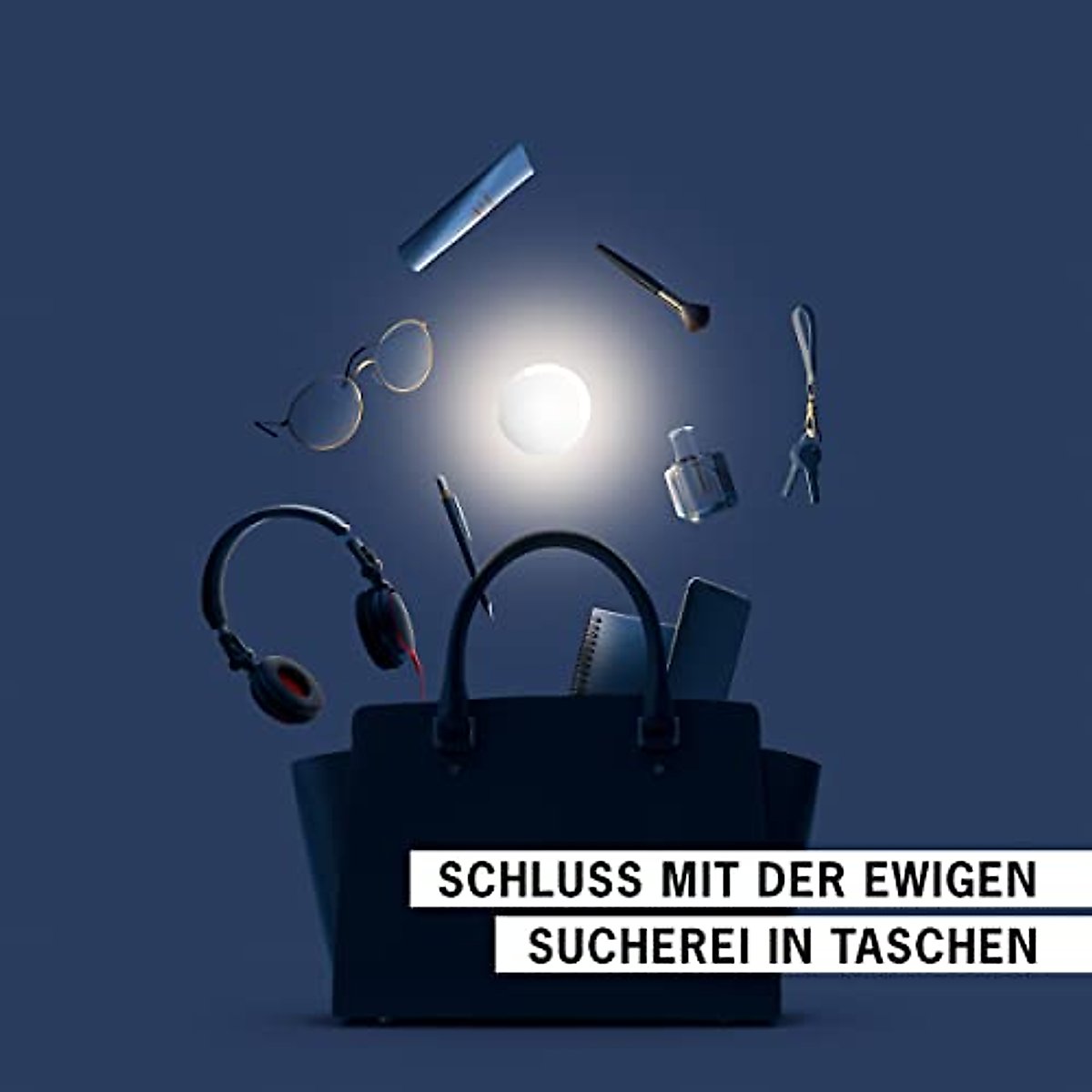SOI. The Original Handbag Light: No More Searching in Your Bag/Purse, Automatic Motion Sensor, Light Switches On with Moving Hand, Automatically Turns Off in 10 Seconds, Made in Germany (Normal)