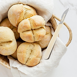 Luxshiny 4pcs Bread Lame Bread Cutter Baking Cutter Bread Cutting Tools Bread Curve Cutter Sourdough Bread Knife Razor Dough Scoring Knife for Home Bakery