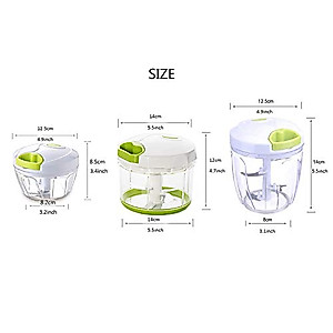 Vinipiak Manual Food Chopper for Vegetable Fruits Nuts Onions Chopper Hand Pull Mincer Blender Mixer Food Processor