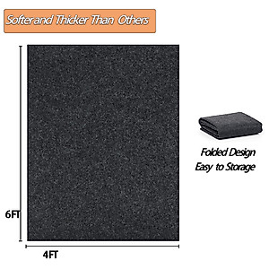 6 x 4 FT Outdoor Storage Shed Mat, Waterproof Storage Shed Flooring Mat, Anti-Slip Patio Furniture Floor Scratch Prevention Mat, Dustproof Outdoor Carport Mat (6 x 4 FT)……