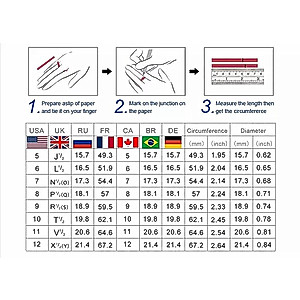 通用 Eternity Rhodium Plated Solid Silver Two Stone Engagement Ring 3ct Pear and 3ct Emerald Shape Zircon Open Adjustable Wedding Anniversary Ring (Silver, 7)