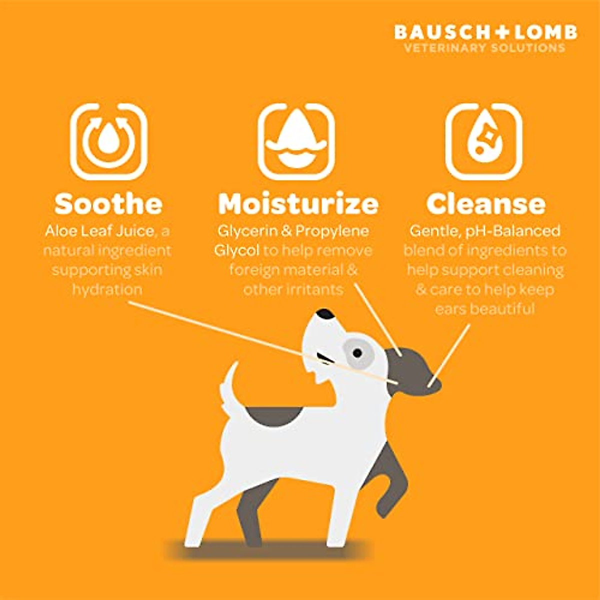 Project Watson Dog Ear Wipes, Gentle pH Balanced Formula to Help Soothe, Cleanse & Moisturize, Contains Aloe Leaf Juice, Hydrogen Peroxide & Fragrance Free, 45 Pre-Moistened Textured Wipes