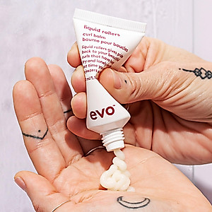 evo Liquid Rollers Curl Balm - Hair Styling Balm - Enhances Natural Curls, Protects Frizz & Improves Overall Condition