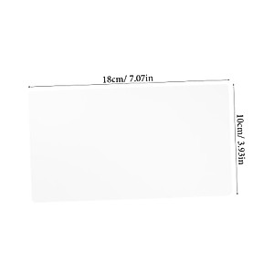 KICHOUSE 10pcs Board Transparent Drawing Board 3 Mat 3 Stencils 3D Pen Accessories 3dpen Mat 3D Pen Graffiti Pad PVC Drawing Tool White Three-Dimensional Child