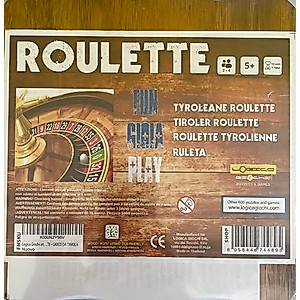 Logica Puzzles Art. Tyrolean Roulette - Board Game in Fine Wood for 2/4 Players