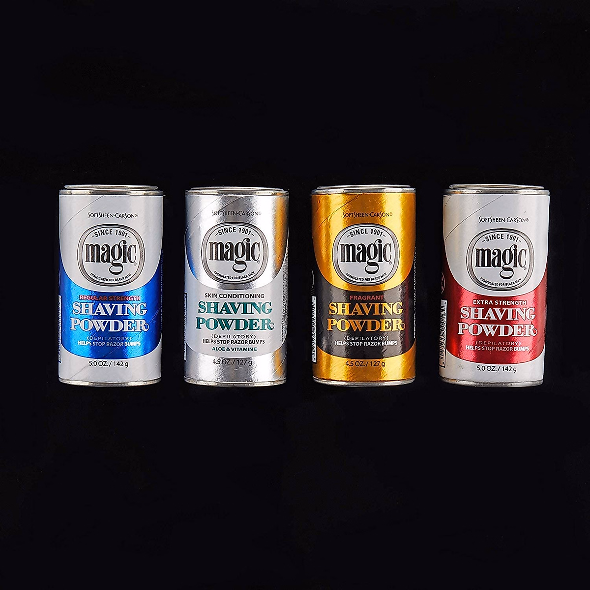 Magic Fragrant Shaving Powder Gold 4.5 Ounce (127g) (2 Pack)