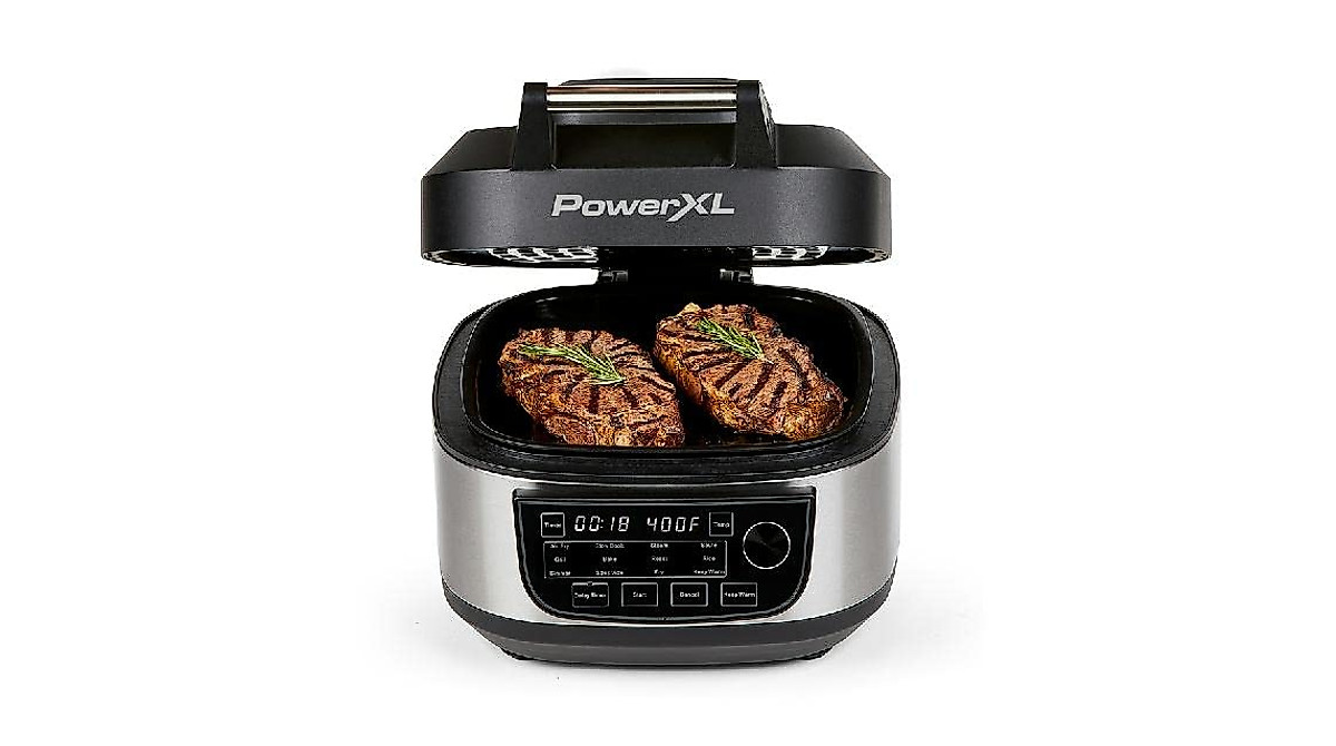 PowerXL Grill Air Fryer Combo Plus 12-in-1 Indoor Grill & Air Fryer